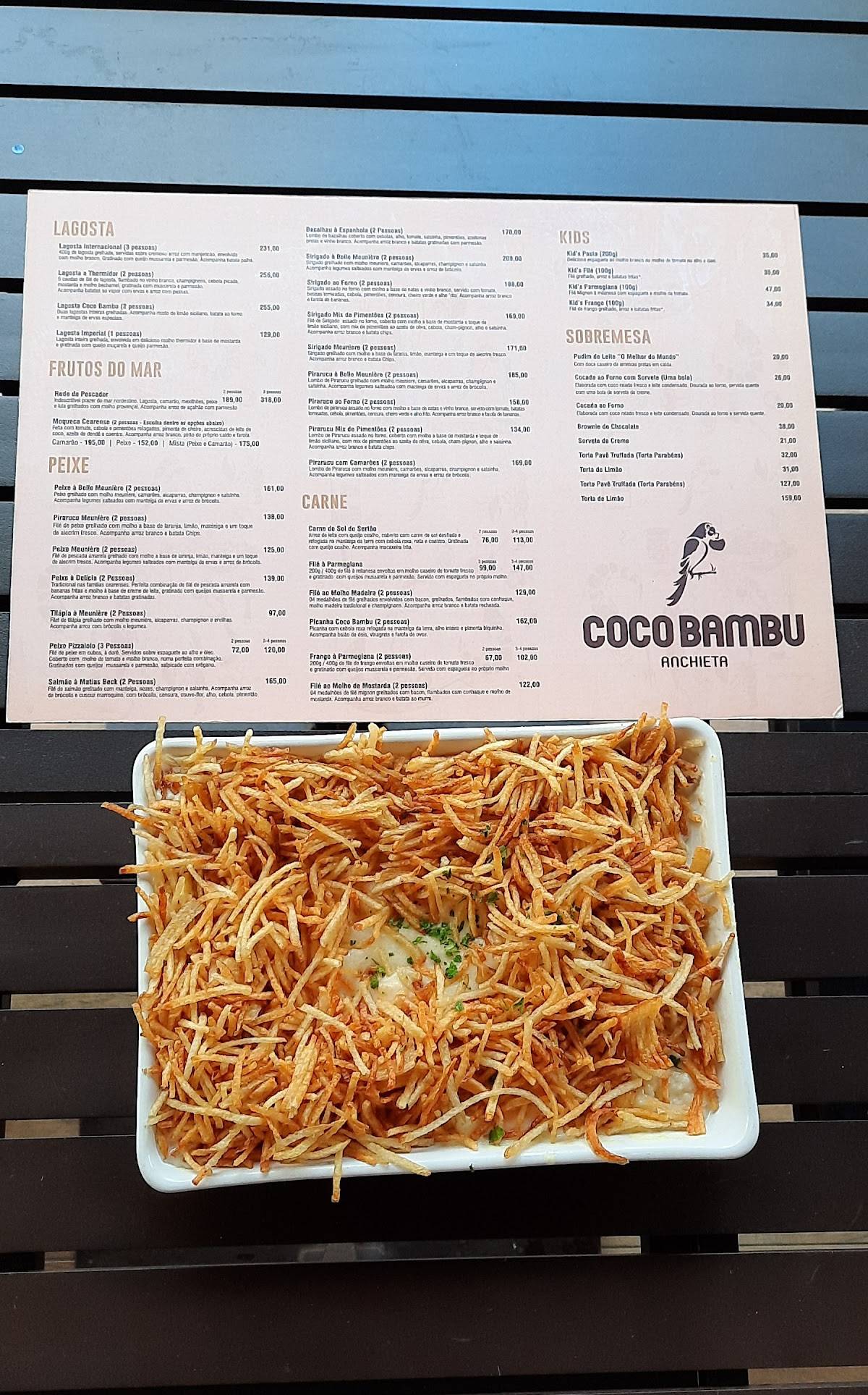 Menu em Coco Bambu Anchieta restaurante, Belo Horizonte