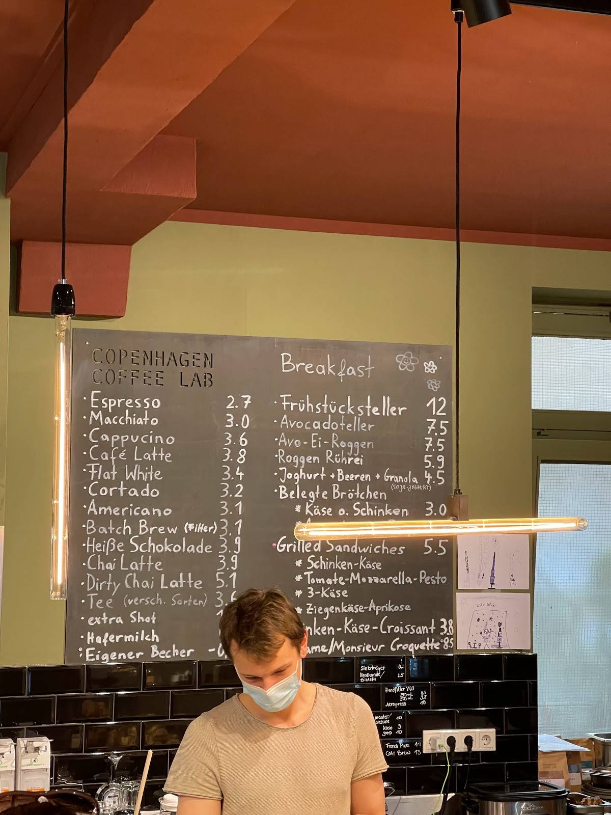 Speisekarte von Copenhagen Coffee Lab cafe, Hamburg, Poolstraße 34