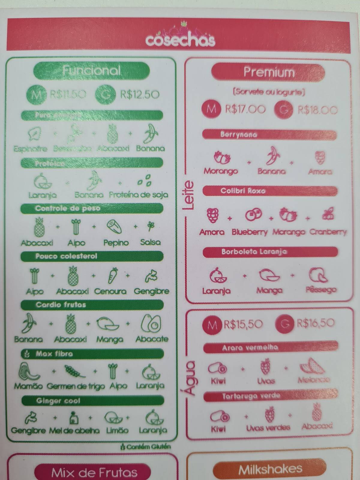 Menu em Cosechas Petrópolis pub & Bar, Petrópolis