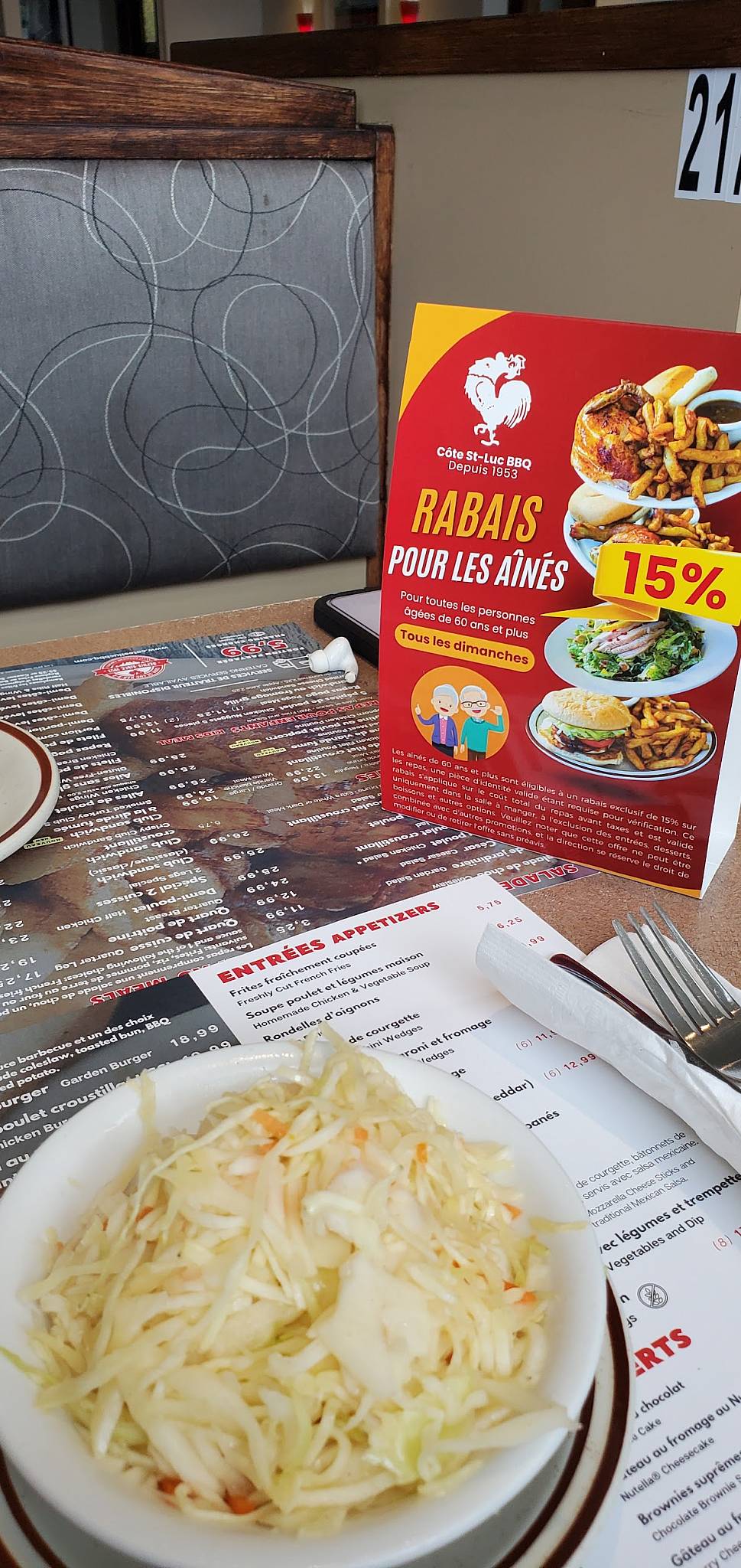 Menu at Côte St Luc BBQ - West Island, Dollard-Des Ormeaux