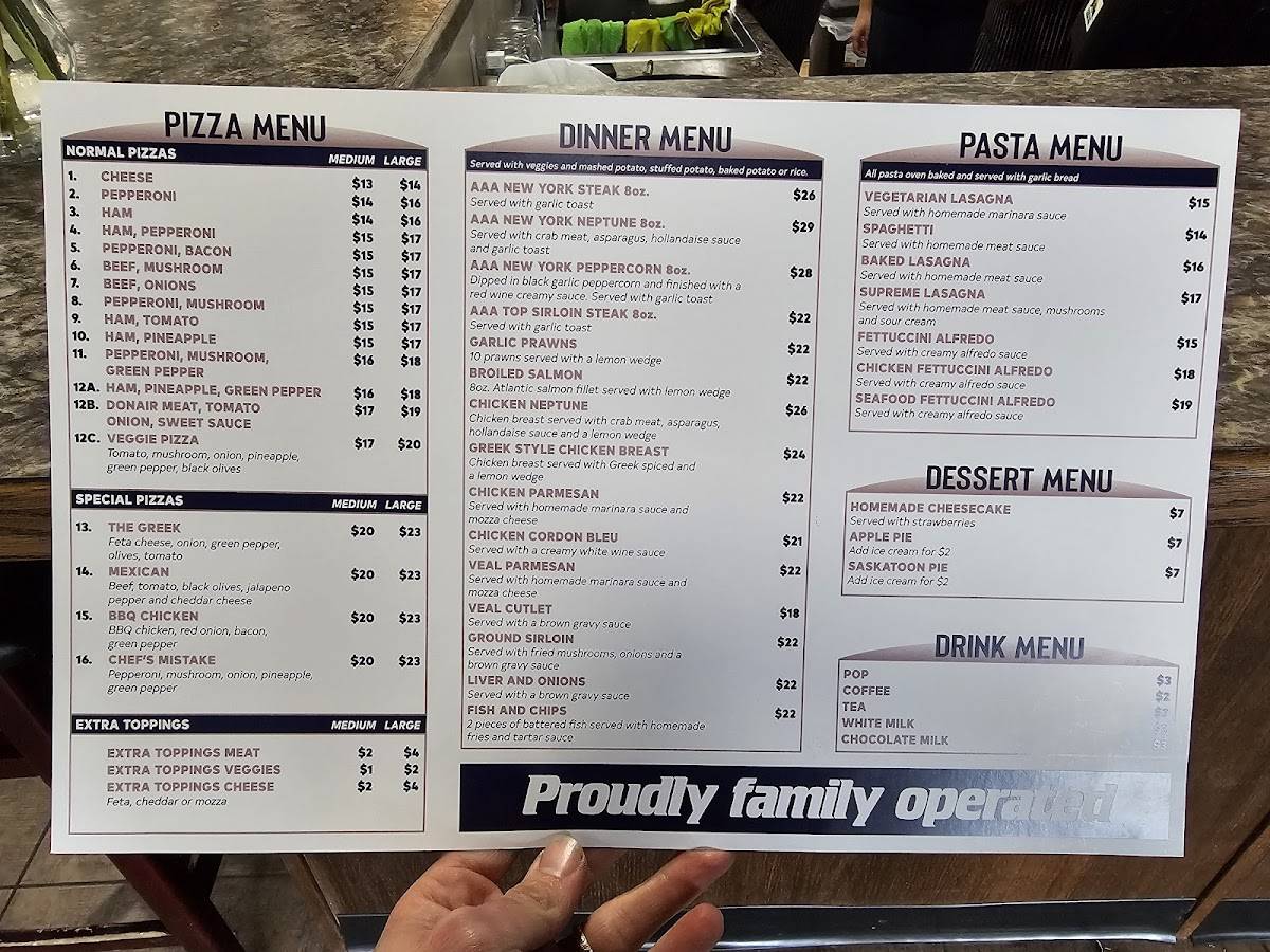 Menu at Country Cousins Restaurant, Linden