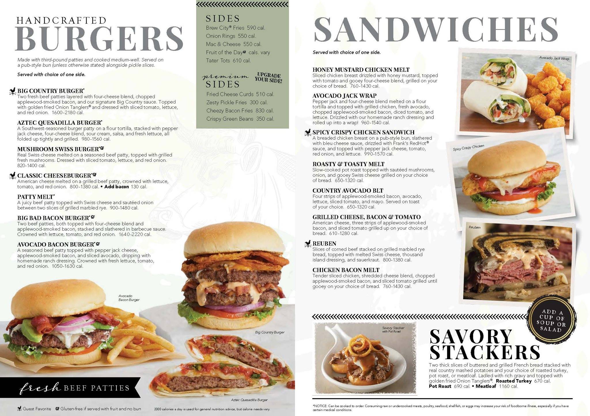 Menu at Country Kitchen Restaurant, Grand Rapids