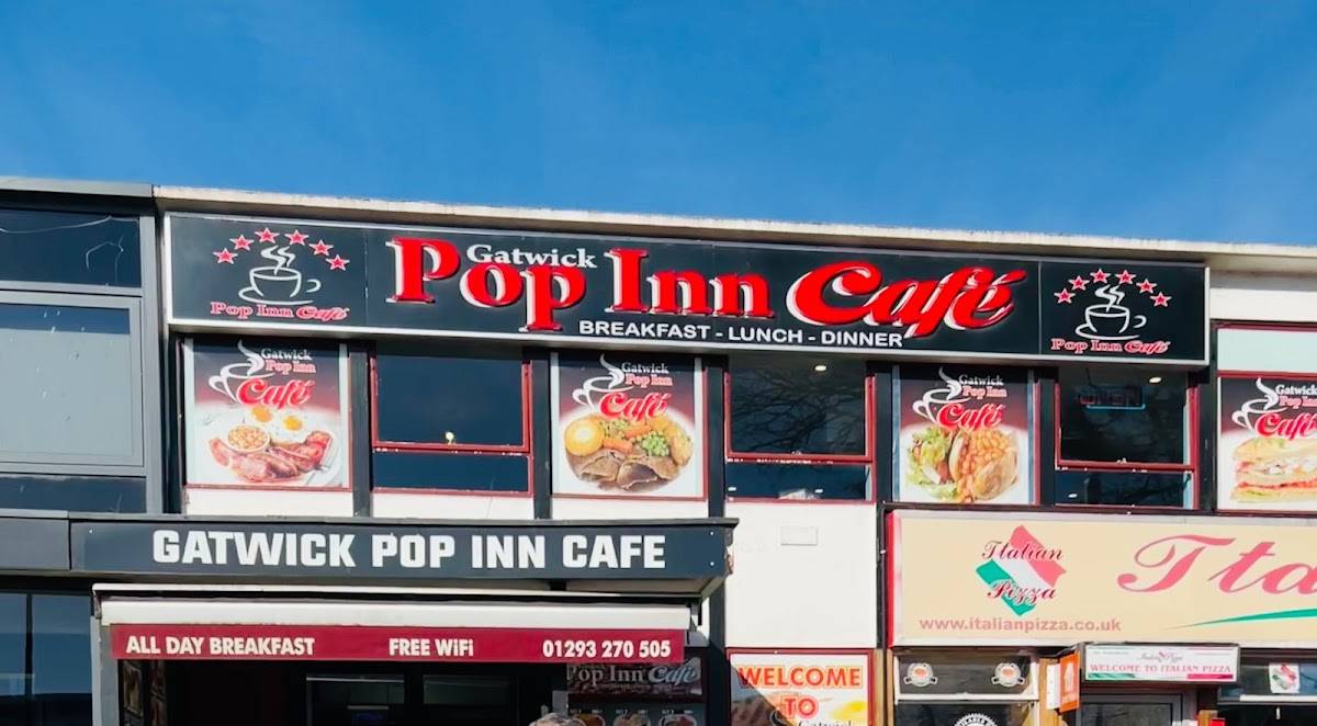 Menu at Gatwick Pop Inn Café cafe, Crawley, 71 Gatwick Rd