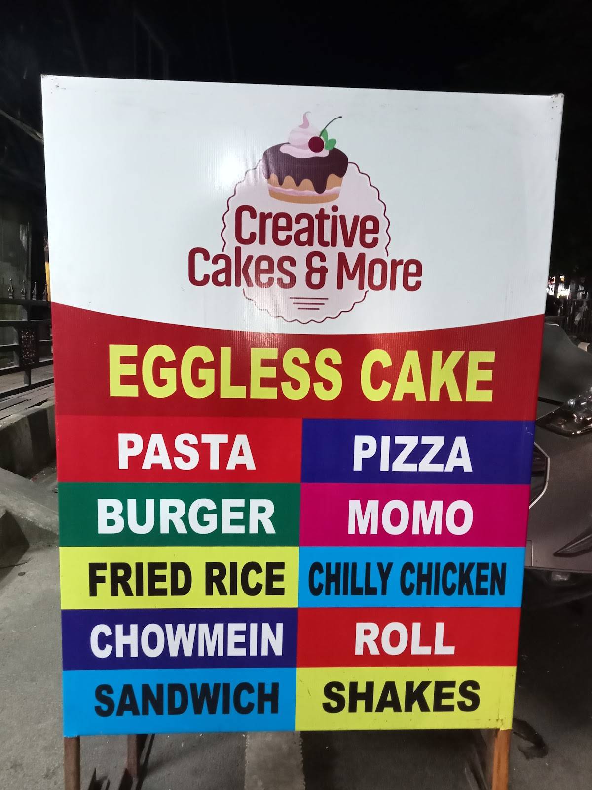 Menu at Creative Cakes And More, Guwahati