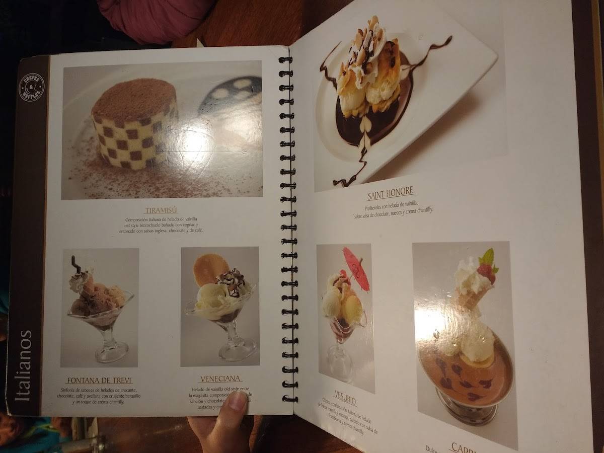 Carta del restaurante Crepes & Waffles Centro Comercial Mall Plaza ...