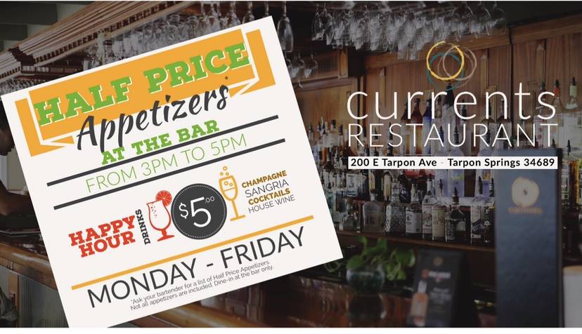 Menu at Currents Exquisite Cuisine & Historic Event Hall pub & bar ...