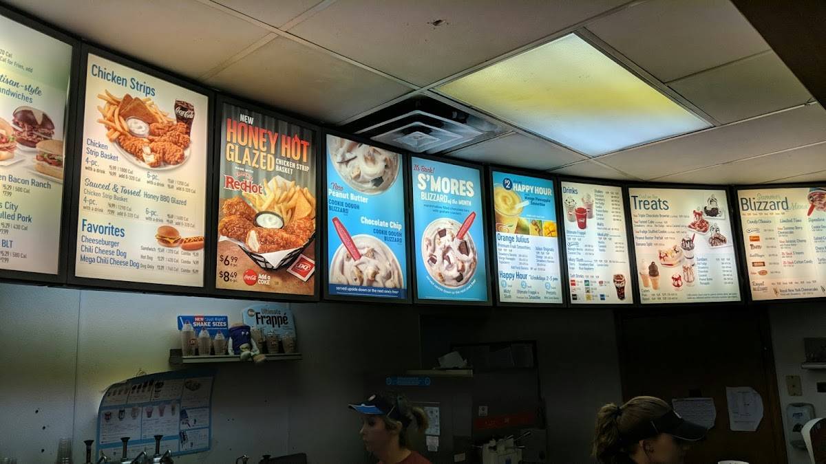 Menu at DQ Gallipolis (Dairy Queen) fast food, Gallipolis, 169 Upper ...