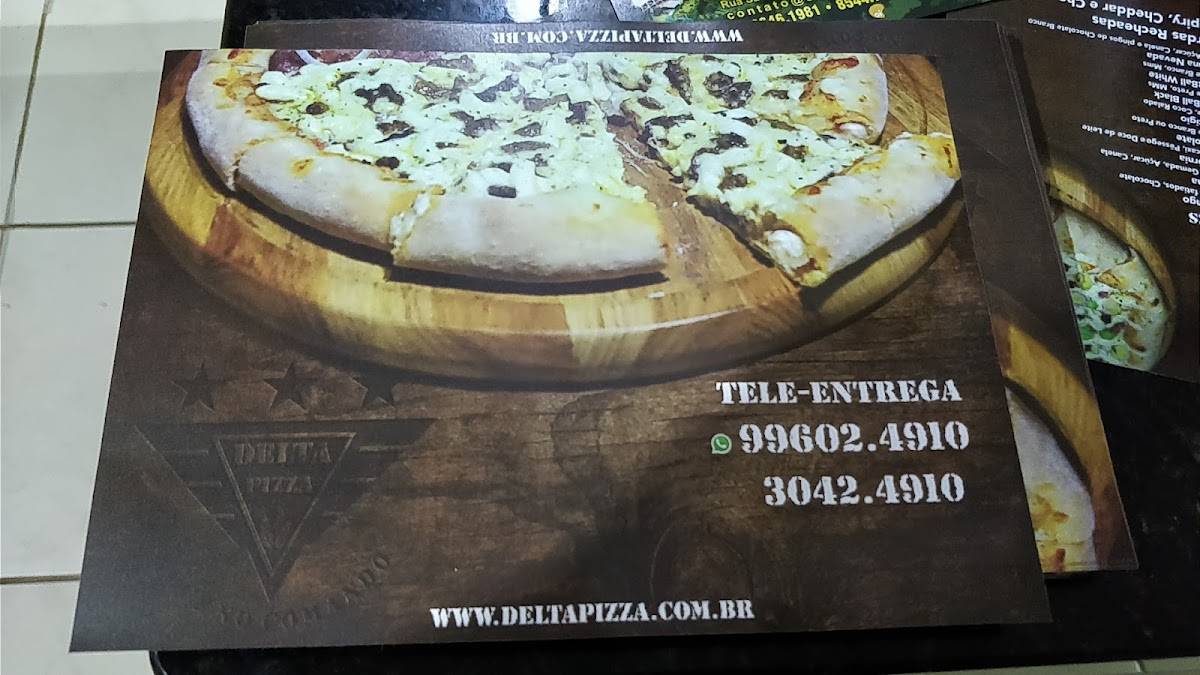 Menu em Delta Pizza restaurante, Gravataí