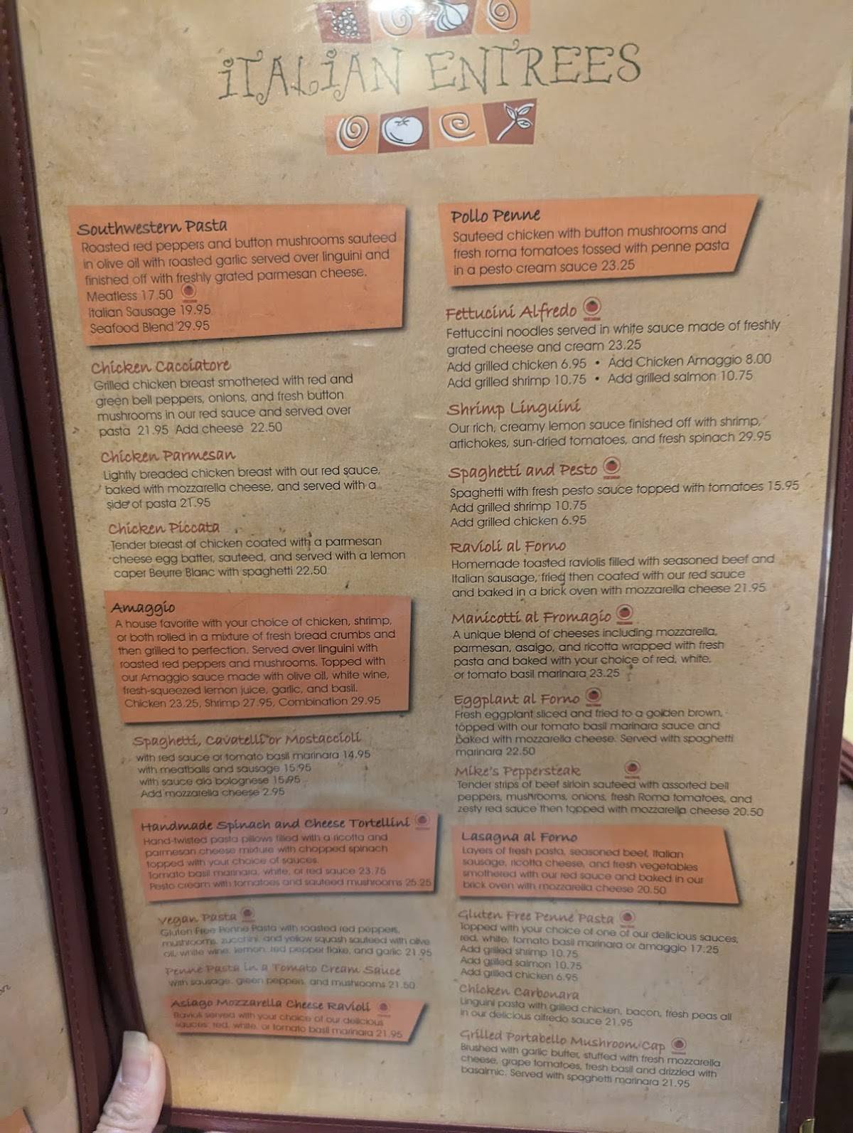 Menu at Baratta's Restaurant and Catering, Des Moines, S Union St