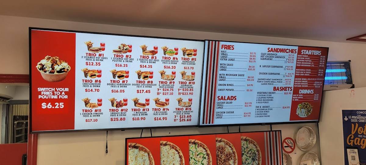 Menu au Diabo's Restaurant, Kahnawake 14