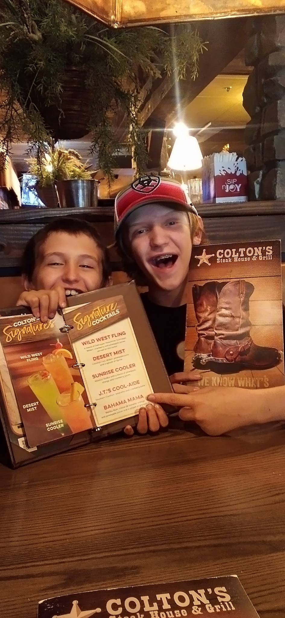Menu at Colton's Steak House & Grill steakhouse, Dickson