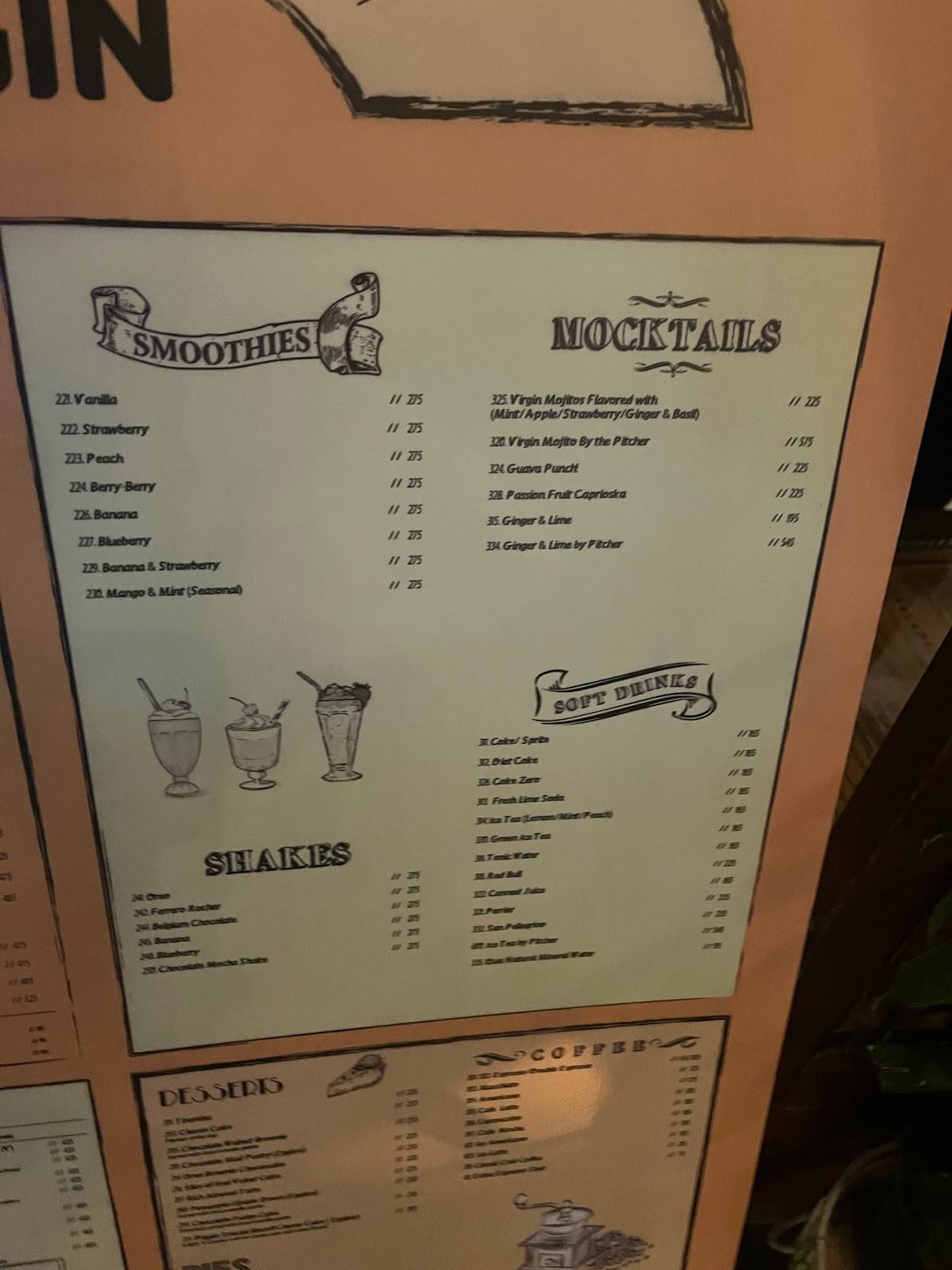 Menu at Diggin Cafe, New Delhi, Santushti Shopping Complex Shop No-10 ...