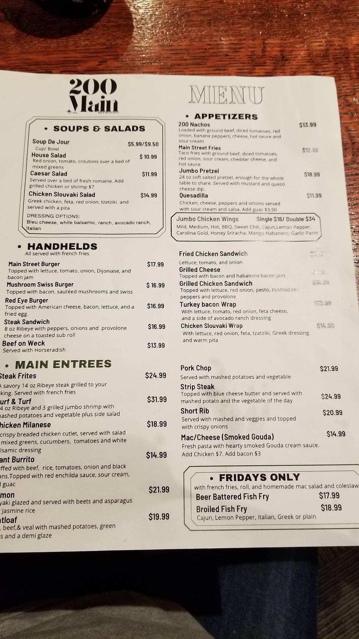 Menu at Dome Stadium pub & bar, Tonawanda