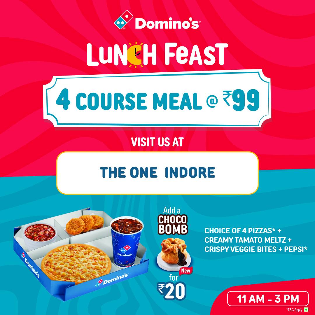 Menu at Domino's Pizza RNT Marg, Indore, Indore, First Floor Shop No 101