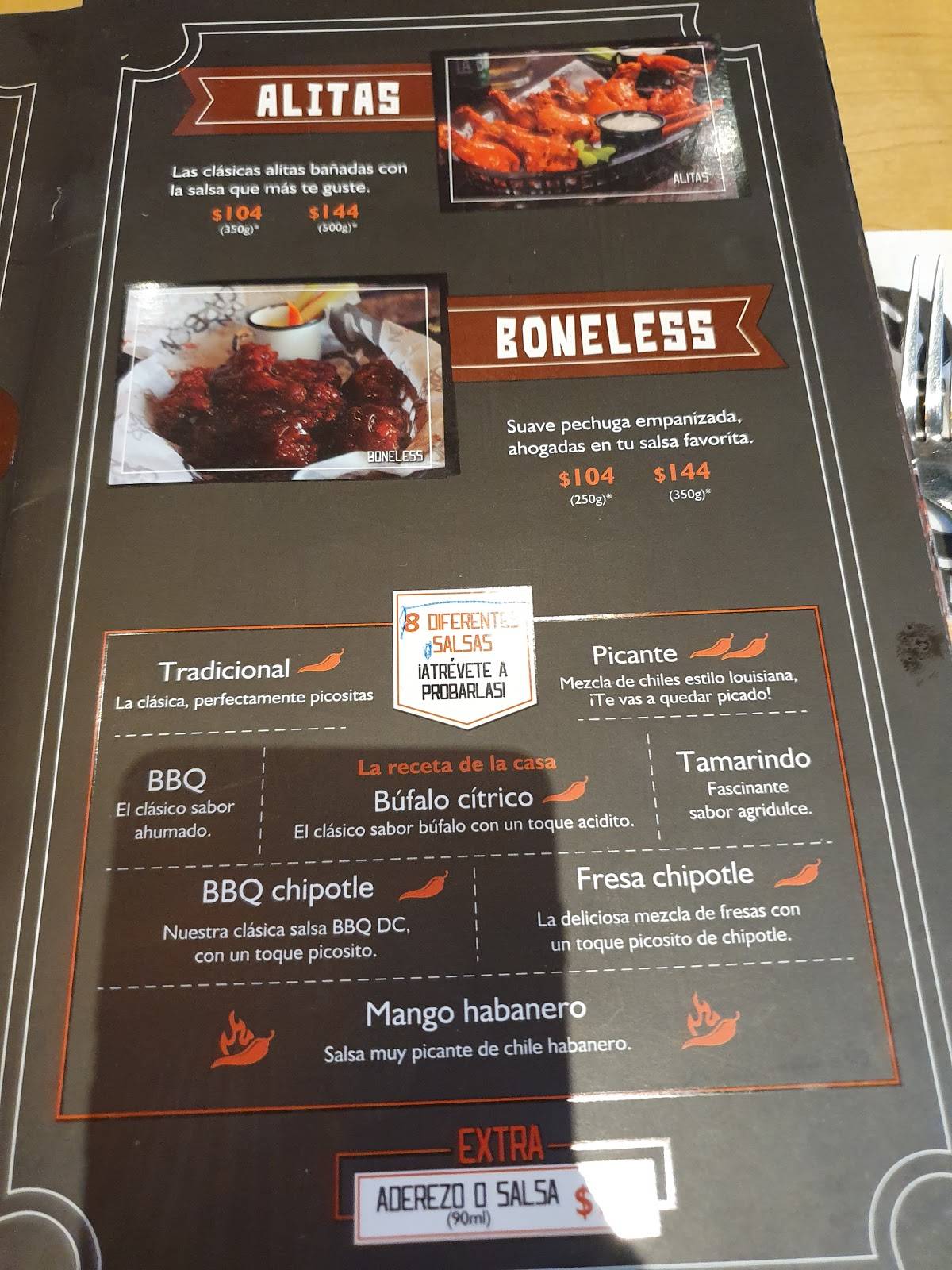 Carta del restaurante Don Carbon Monterrey (Plaza Cumbres), Monterrey