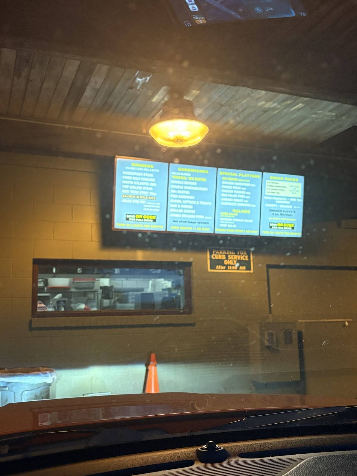 Menu at Don Hall's Hollywood Drive-In restaurant, Fort Wayne