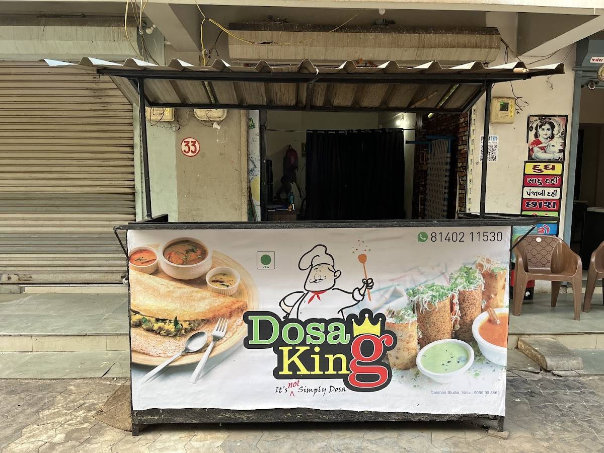 Menu at Dosa King, Valia