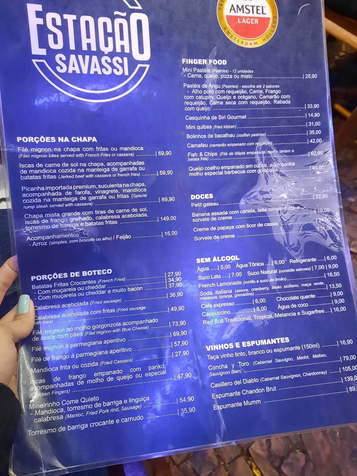 Menu em ESTAÇÃO SAVASSI pub & Bar, Belo Horizonte