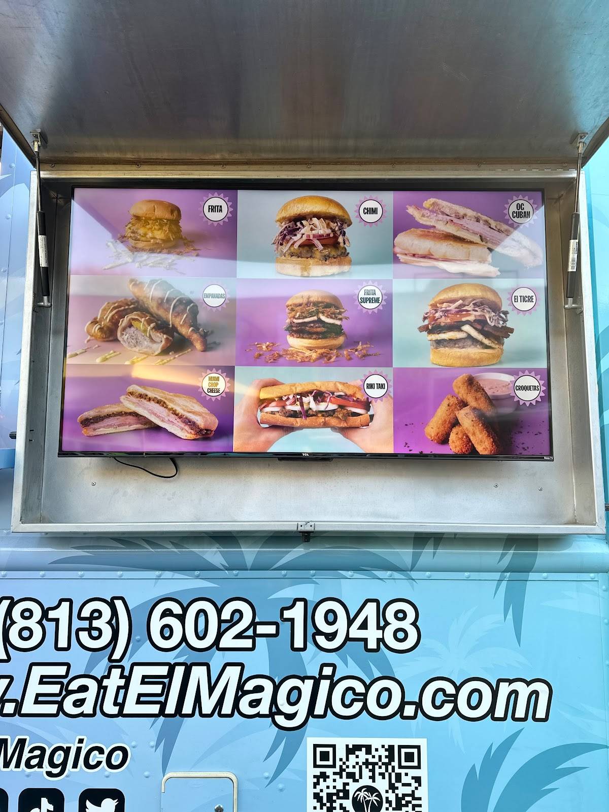 Menu at El Magico restaurant, Tampa