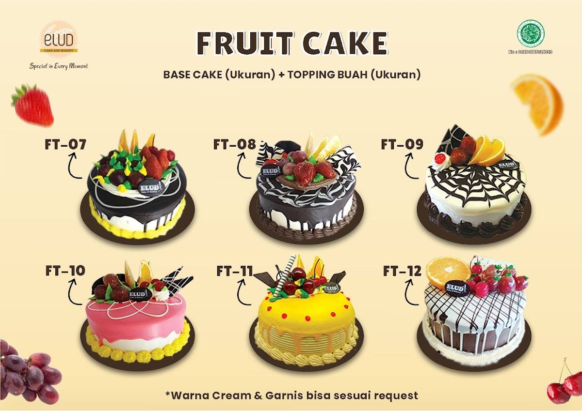 Carta de Elud Cake & Bakery Lamaran, Karawang