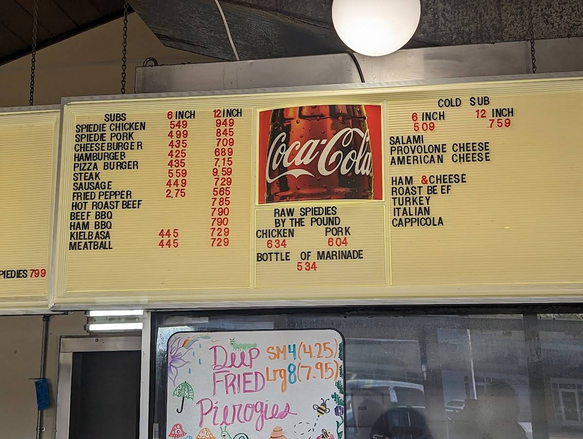 Menu at Lupo's Char-Pit BBQ, Endicott