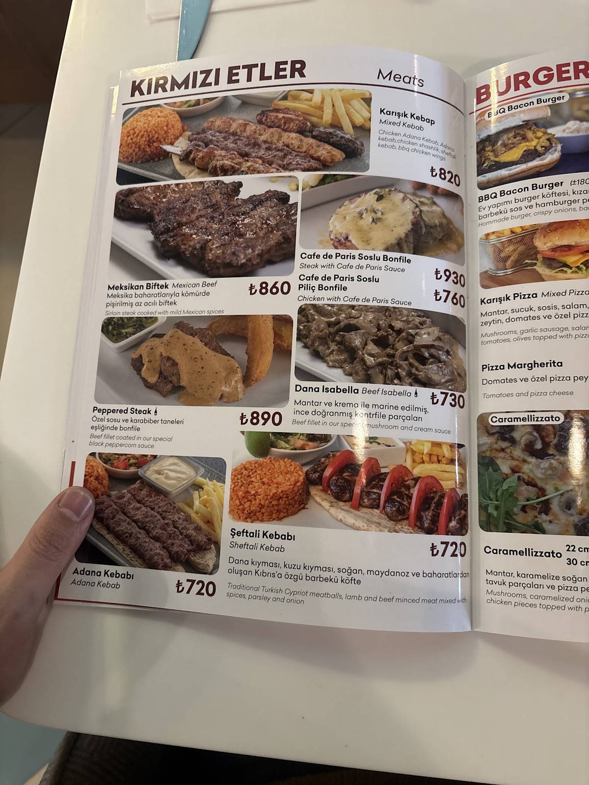 Menu at Ezic Nicosia, Nicosia, 683R+P72