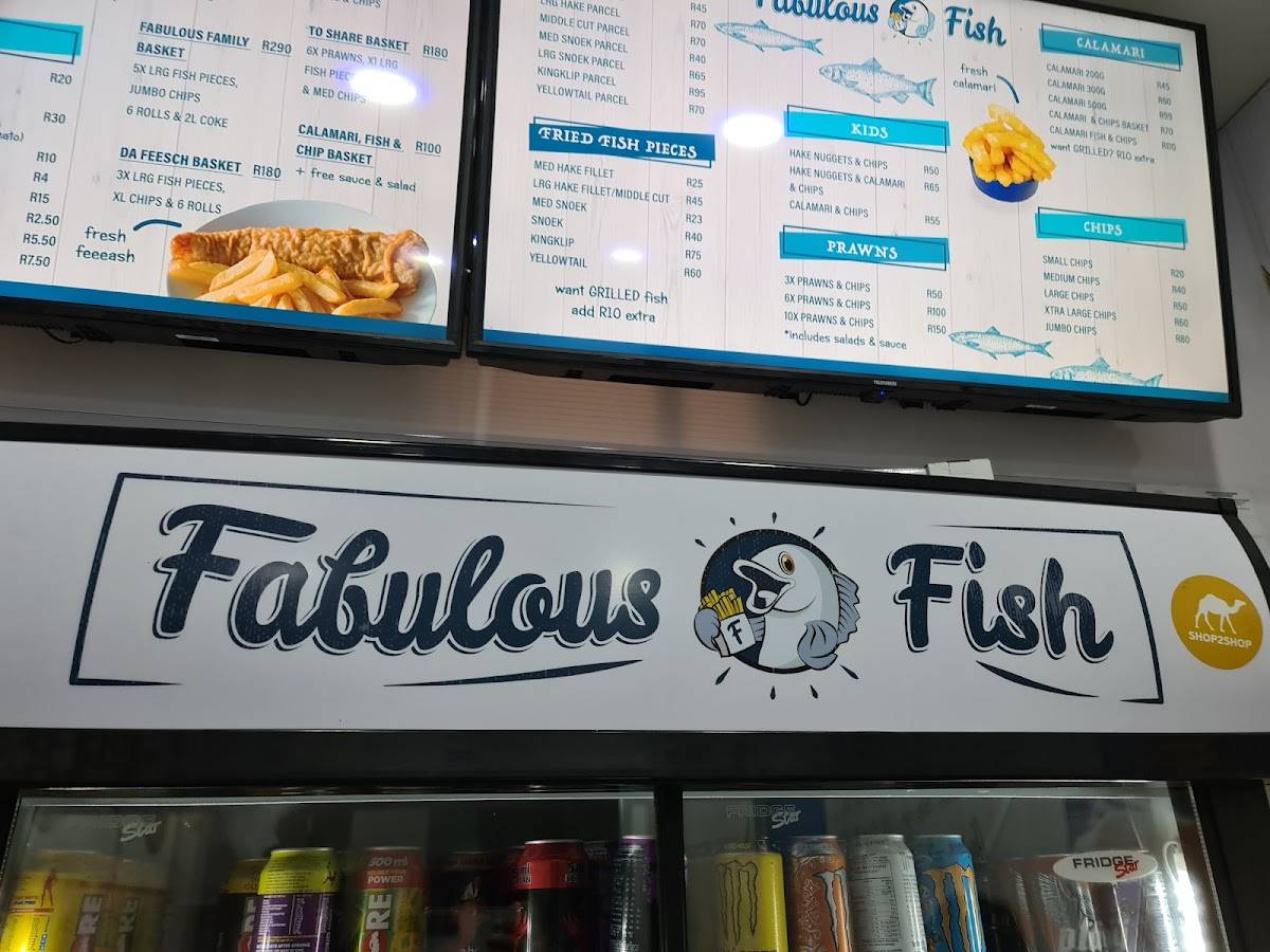 Menu at Fabulous Fish Somerset West Halaal (ENJOY BASKET) restaurant ...