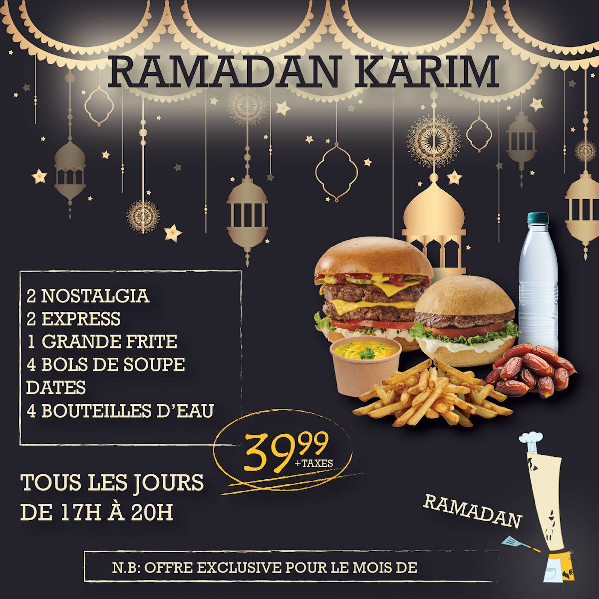 Menu au Allons burger Montreal - Centre Ville - Downtown - De ...