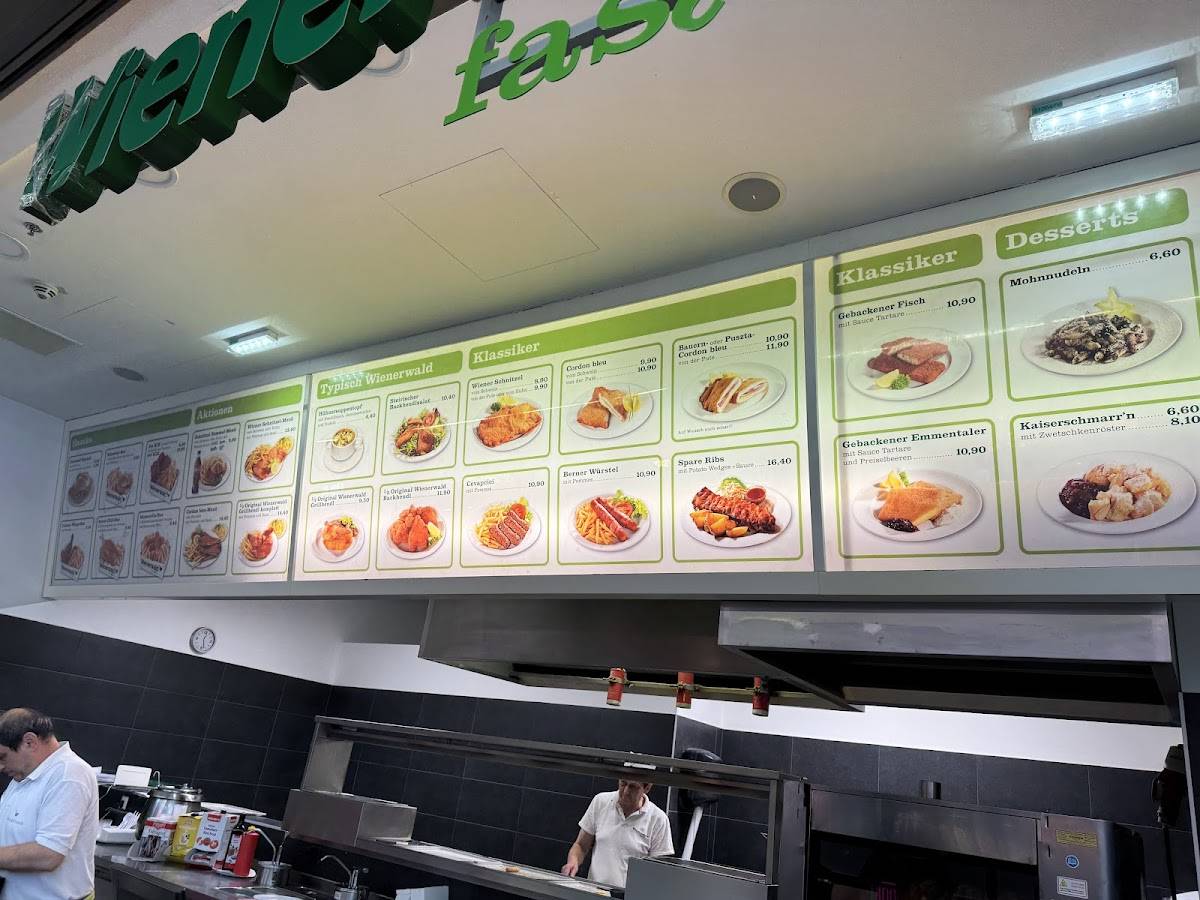 Speisekarte von WienerWald fast & fresh - Wien Hauptbahnhof fast Food ...