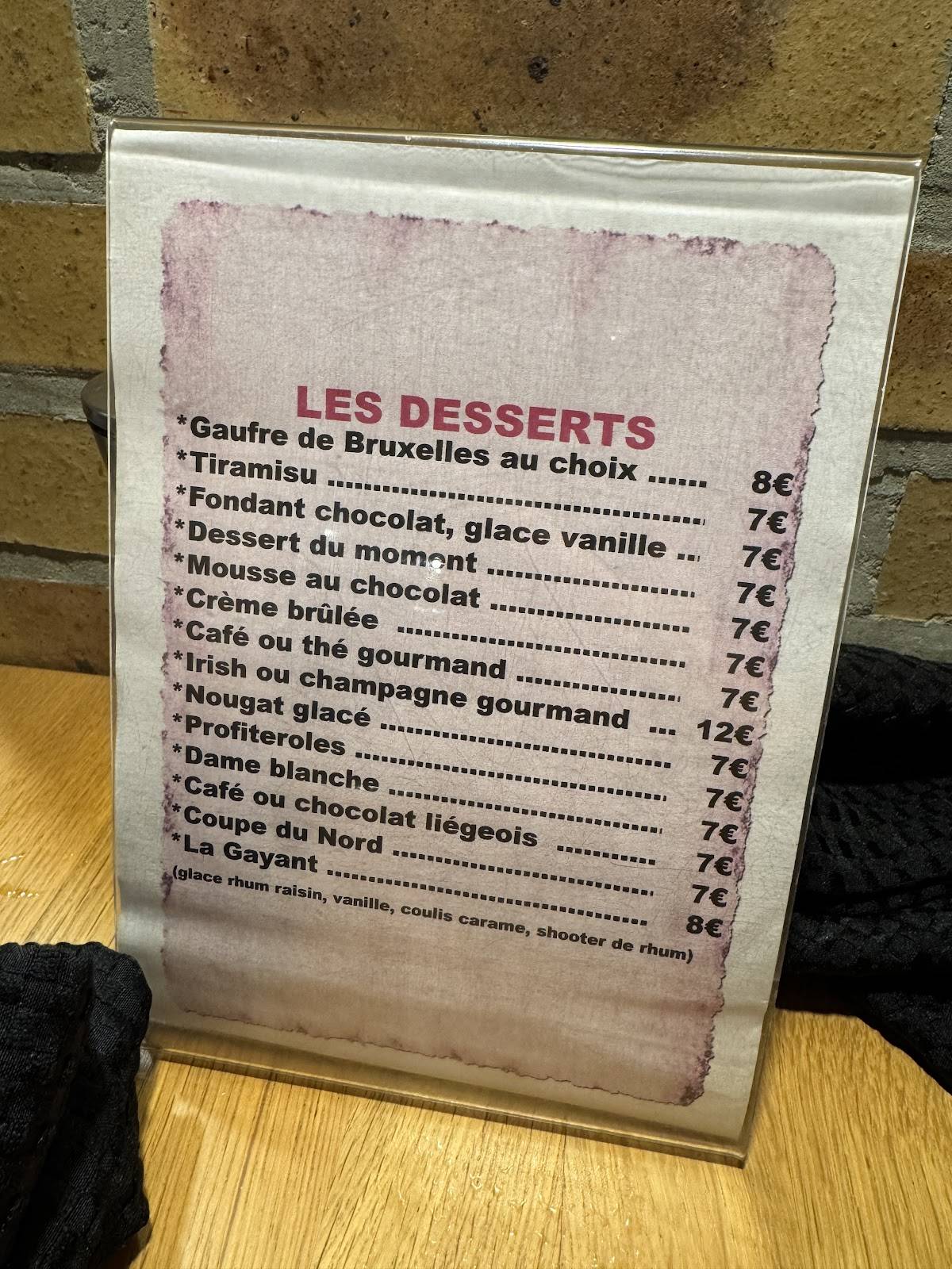 Menu au Le Sacha restaurant, Férin, 664 Rte nationale