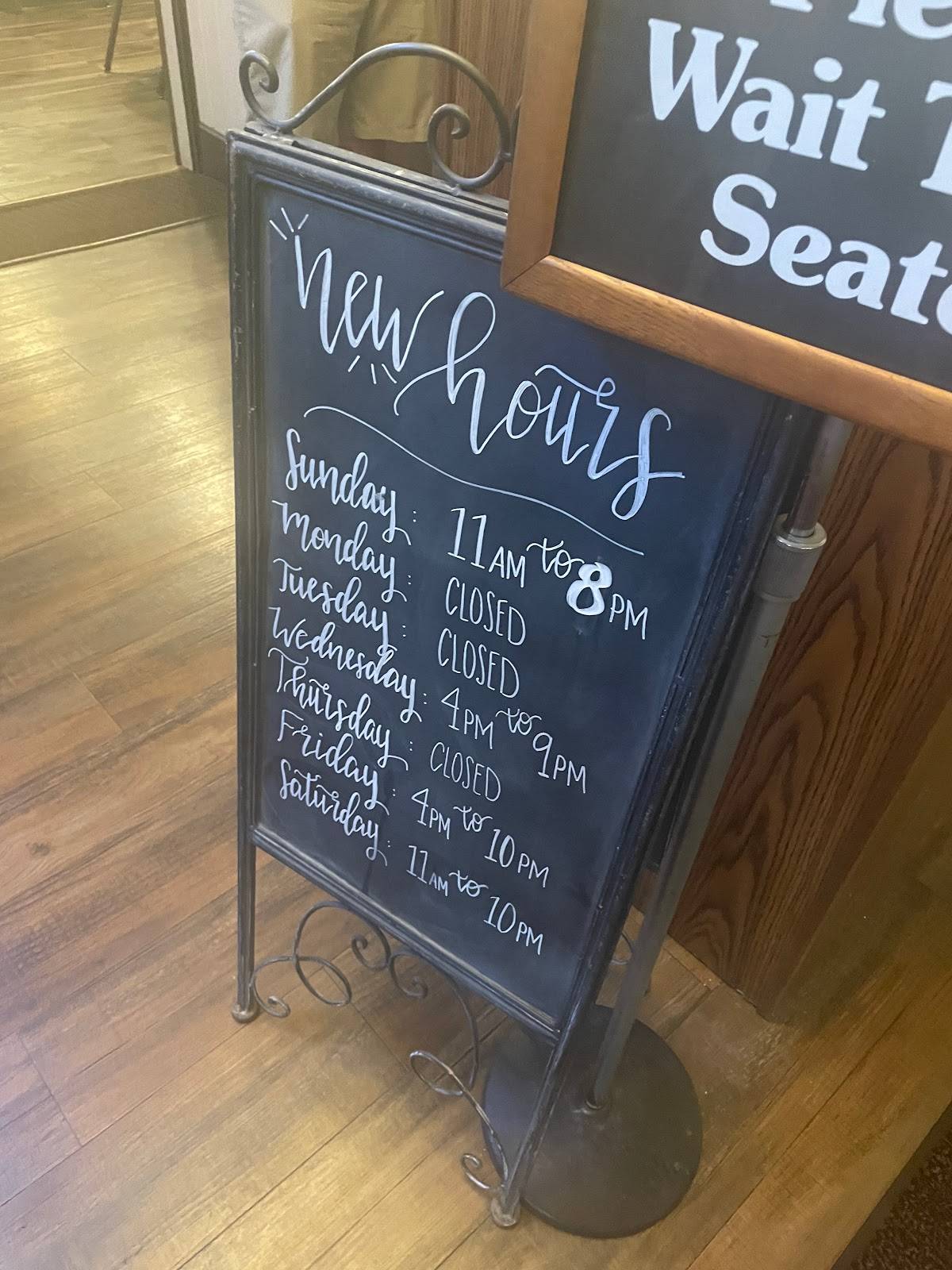 Menu at Tailwinds Steakhouse, Findlay, 200 E South 2nd St