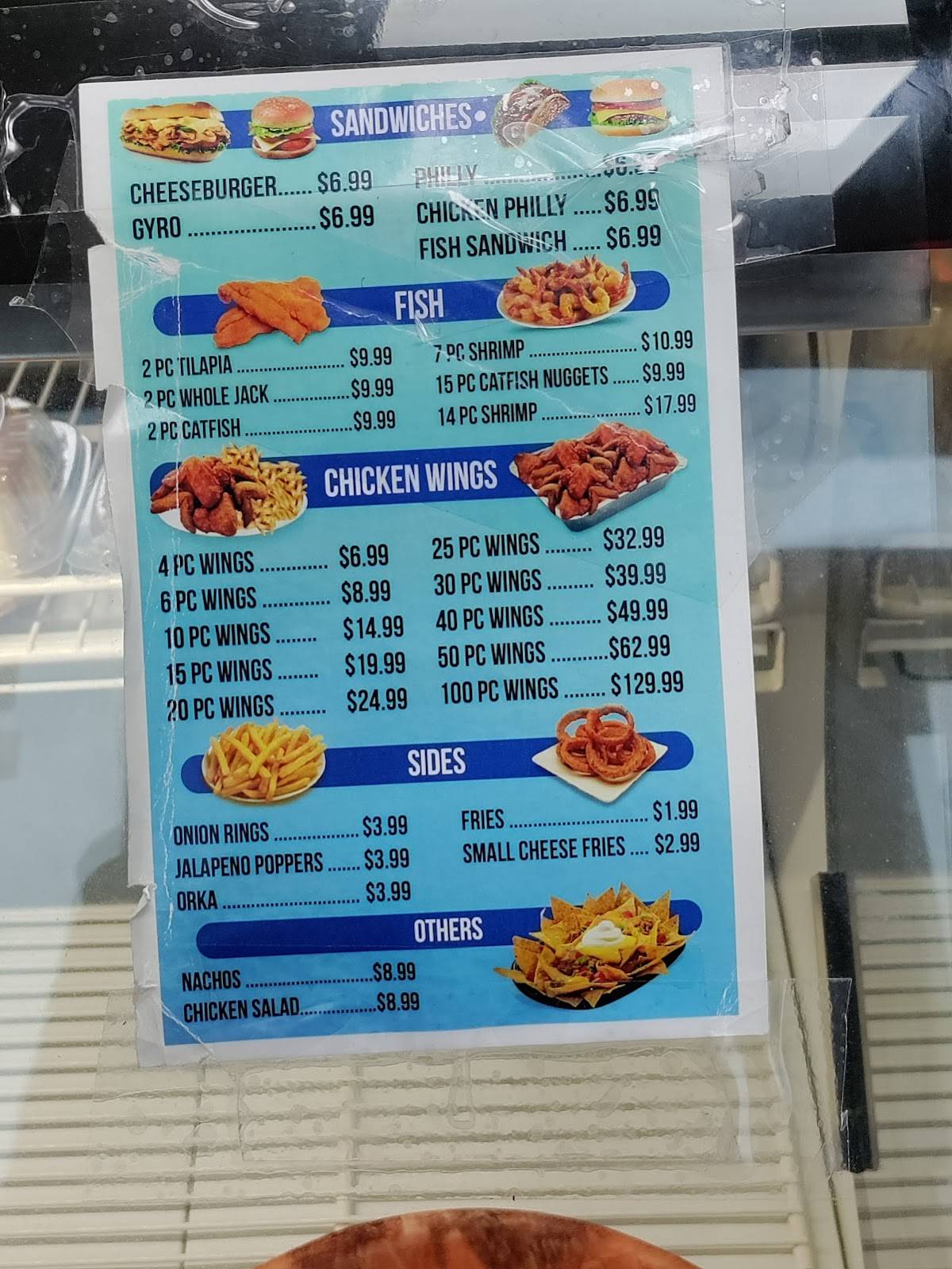 Menu at First Stop Grill fast food, St. Louis