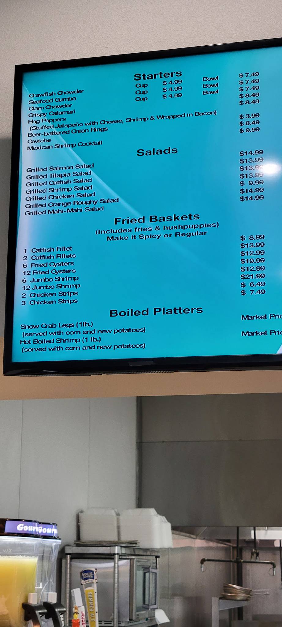 Menu at Fish King Grill restaurant, Las Vegas, 500 E Windmill Ln #145