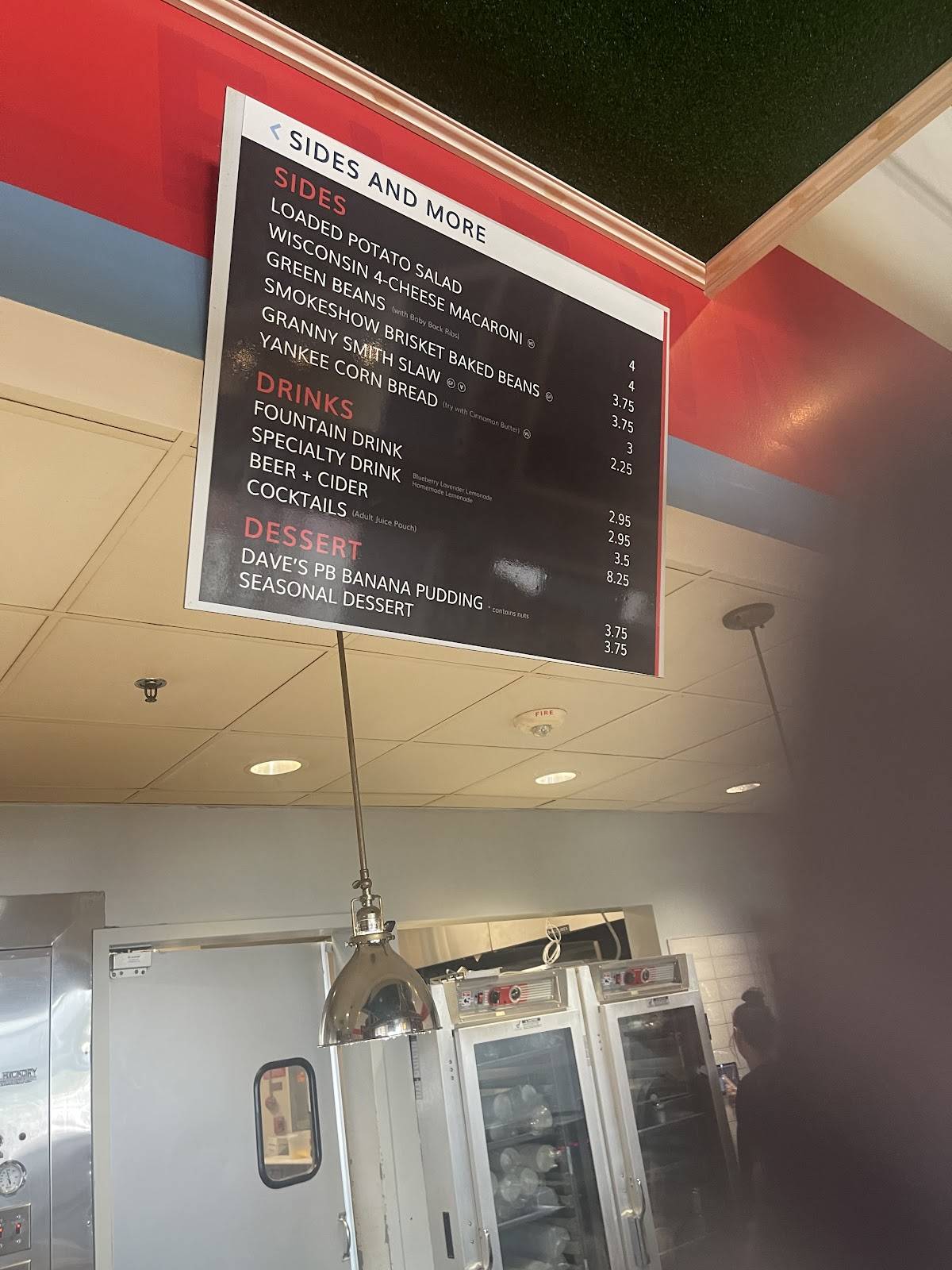 Menu at Flyby BBQ, Beavercreek, Fairfield Cmns suite a