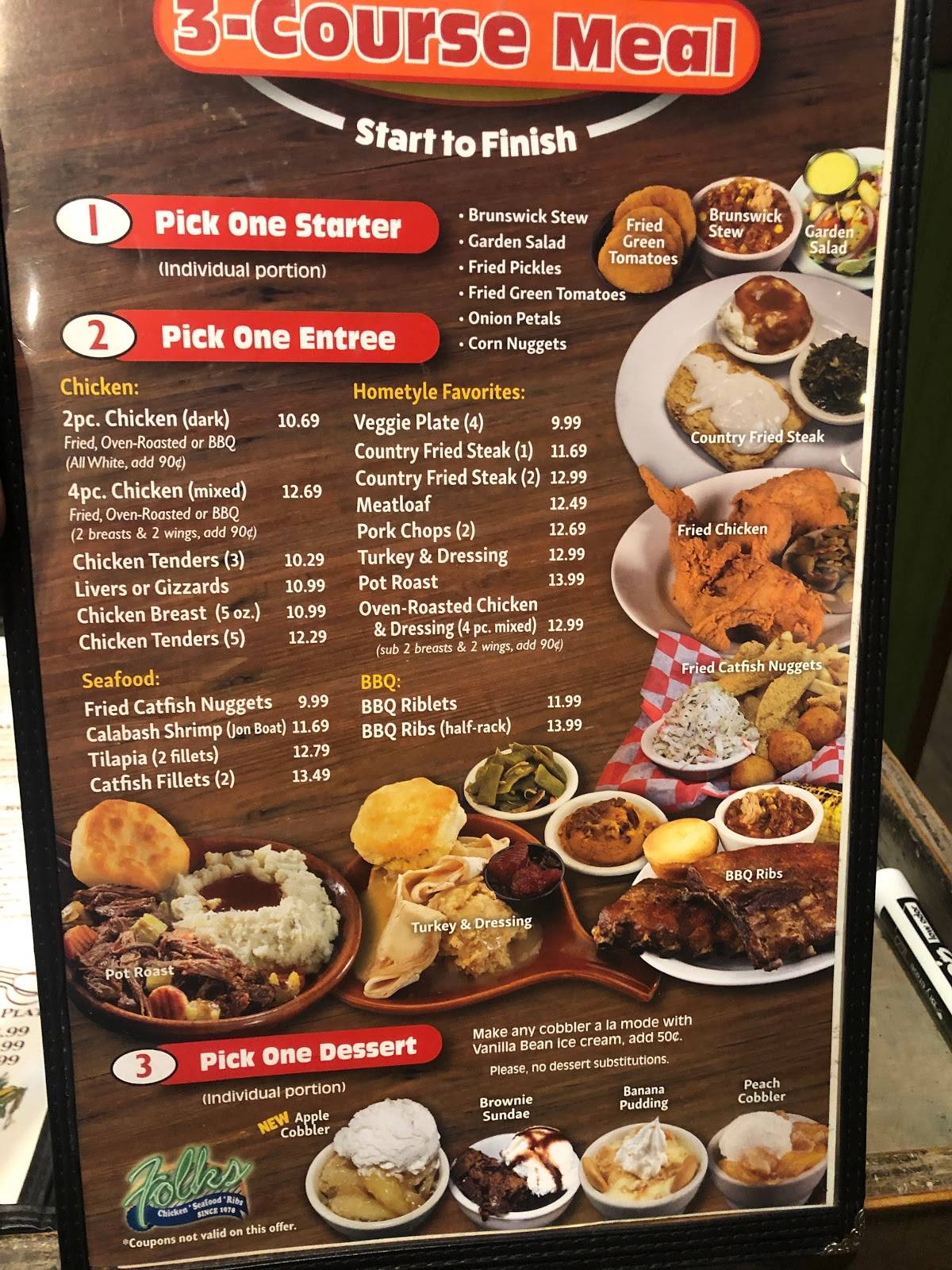 Menu at Folks Kitchen - Marietta restaurant, Marietta, Cobb Pkwy SE