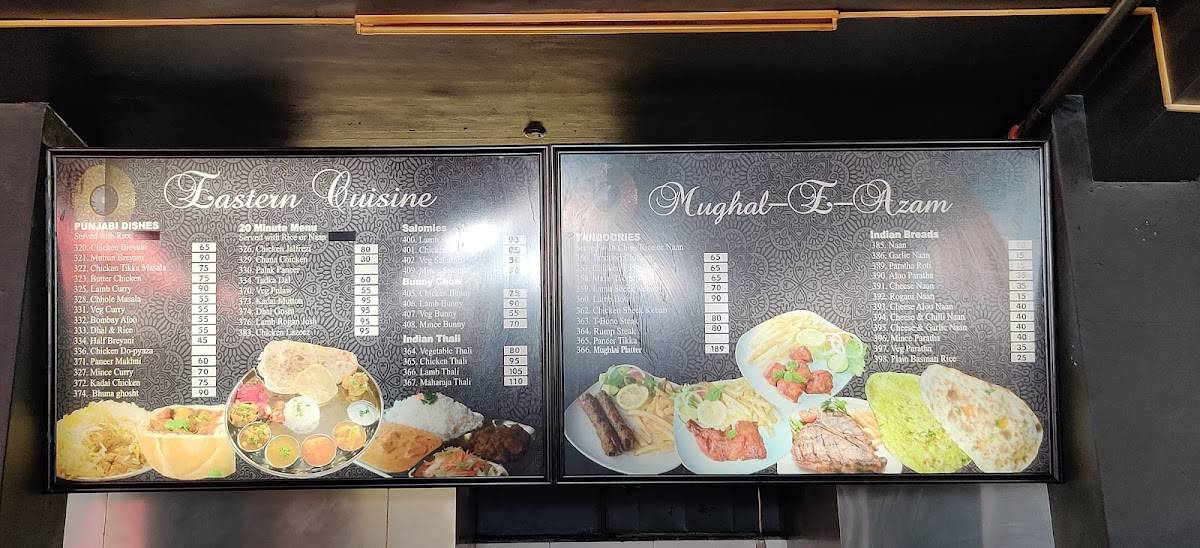 Menu at Food Inn India restaurant, Cape Town, 156 Long St
