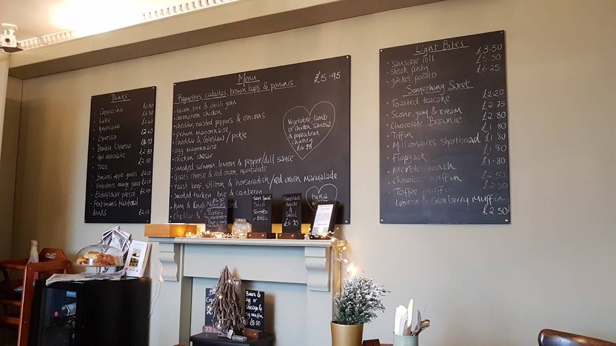 Menu at Foodies Coffee Shop, Deli & Eatery cafe, Deddington