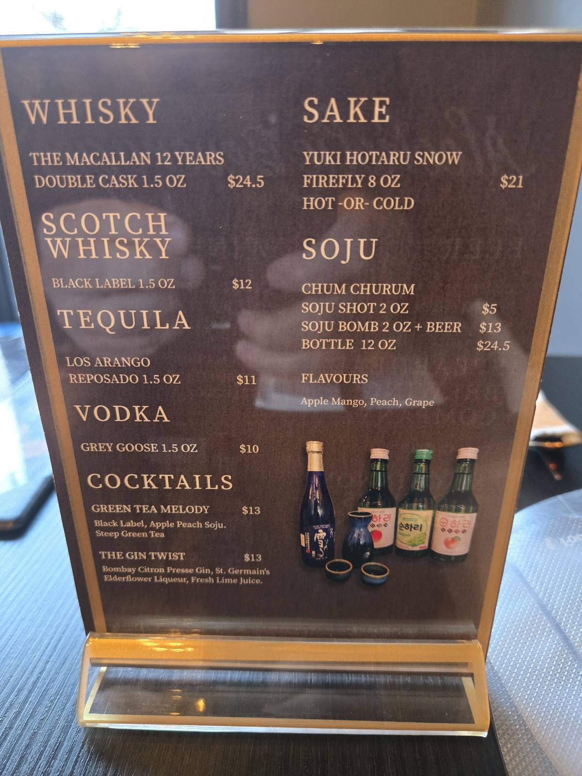 Menu at Fool's Kitchen restaurant, Greater Napanee