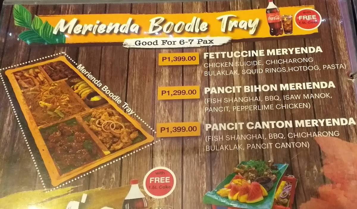 Menu at Fork N' Dagger restaurant, Baguio