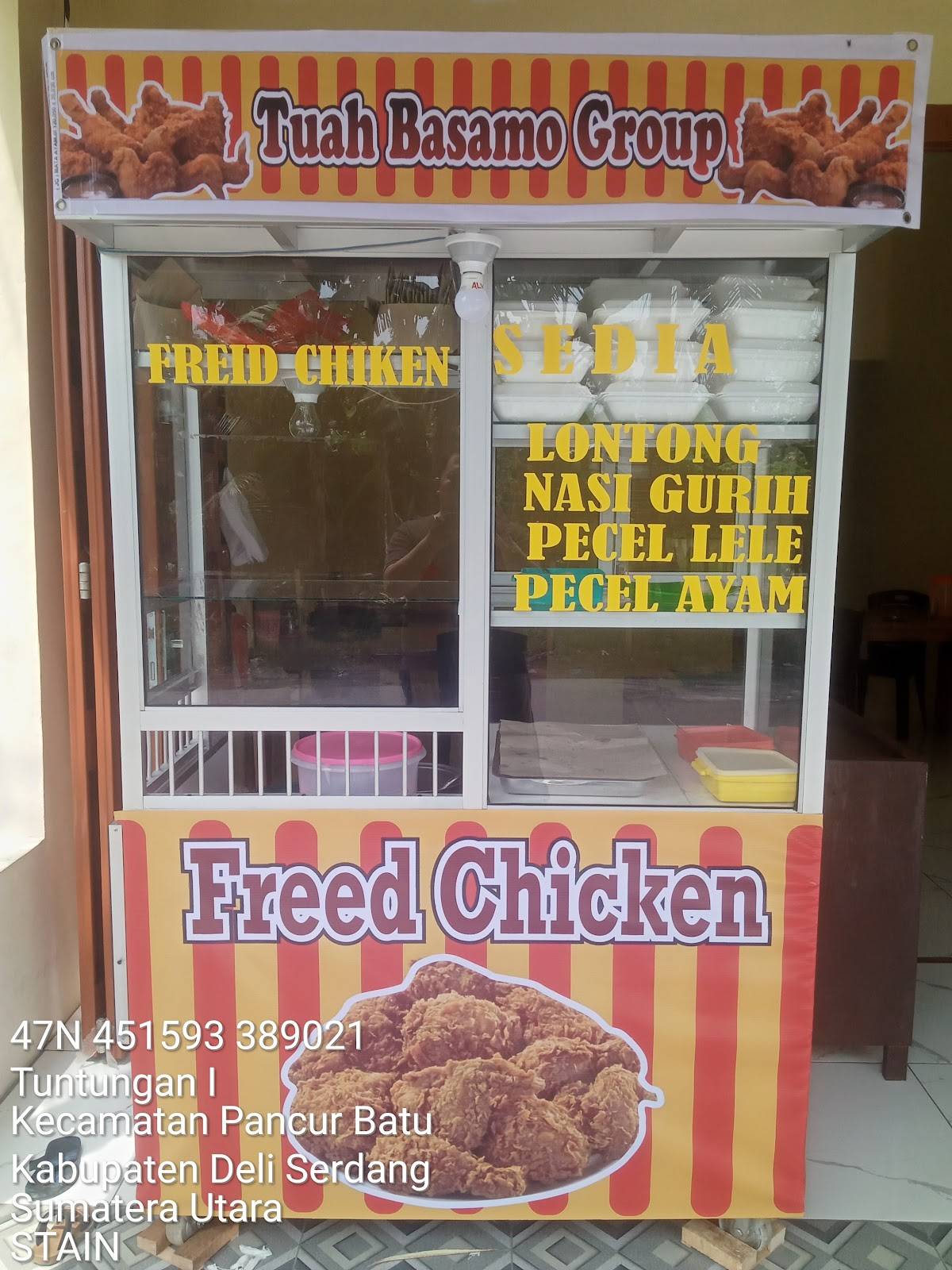 Menu at Freed chicken tuah basamo group restaurant, Durian Jangak