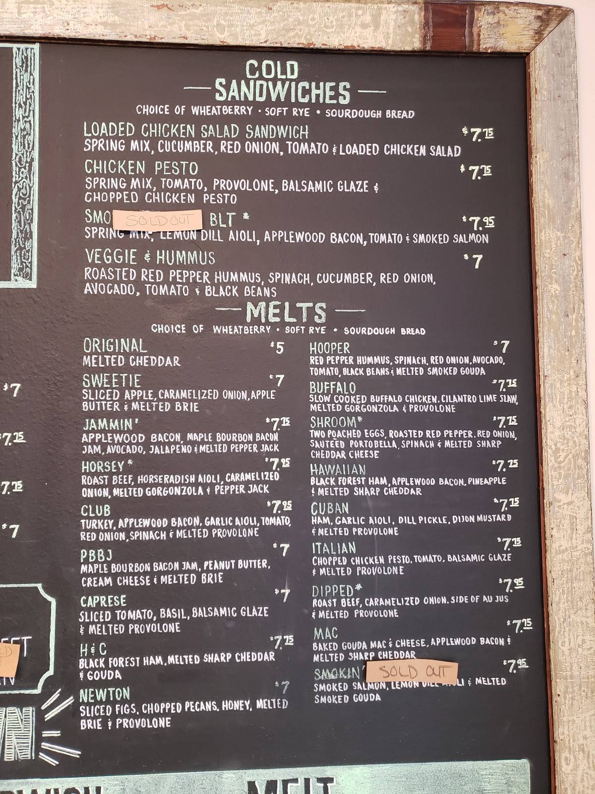 Menu at Freshroots Kitchen cafe, Tallahassee