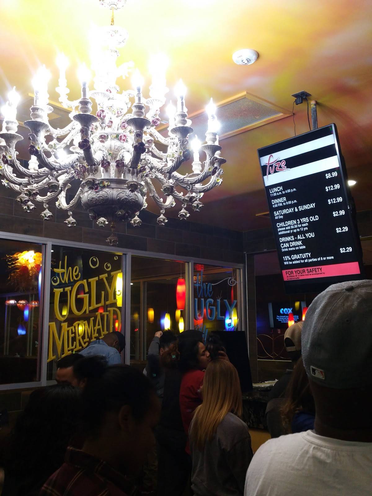Menu at Fuze Buffet & Bar, Oklahoma City