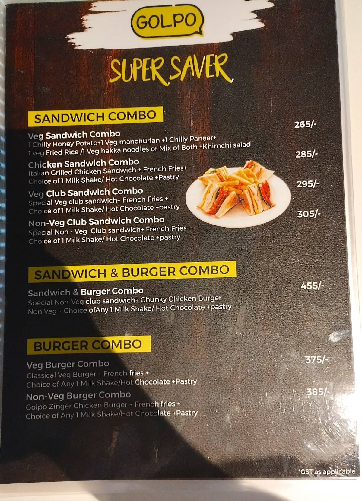 Menu at GOLPO Foodcourt and Banquet Raiganj, Raiganj