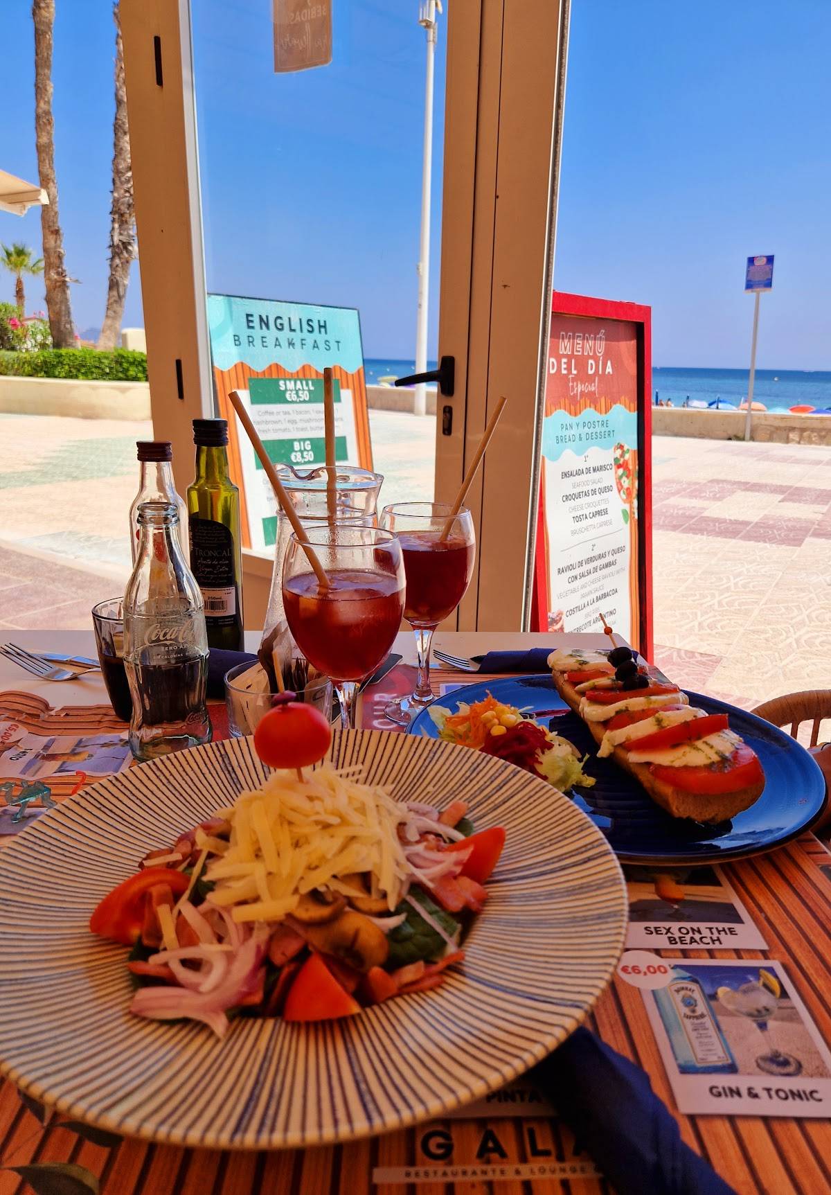 Carta de GALA Restaurante & Lounge Bar, Calpe