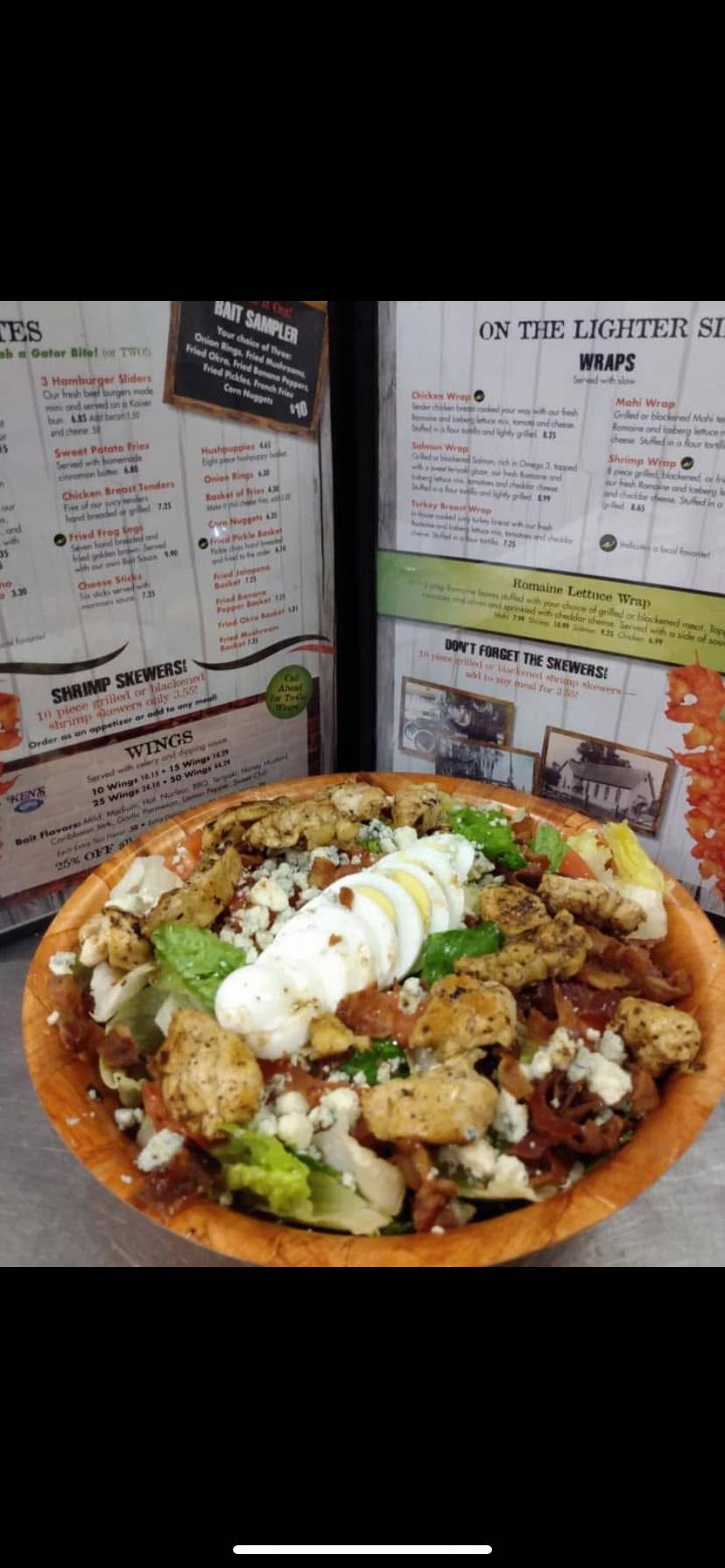 Menu at Gator Bait Family Sports Grill restaurant, Melrose
