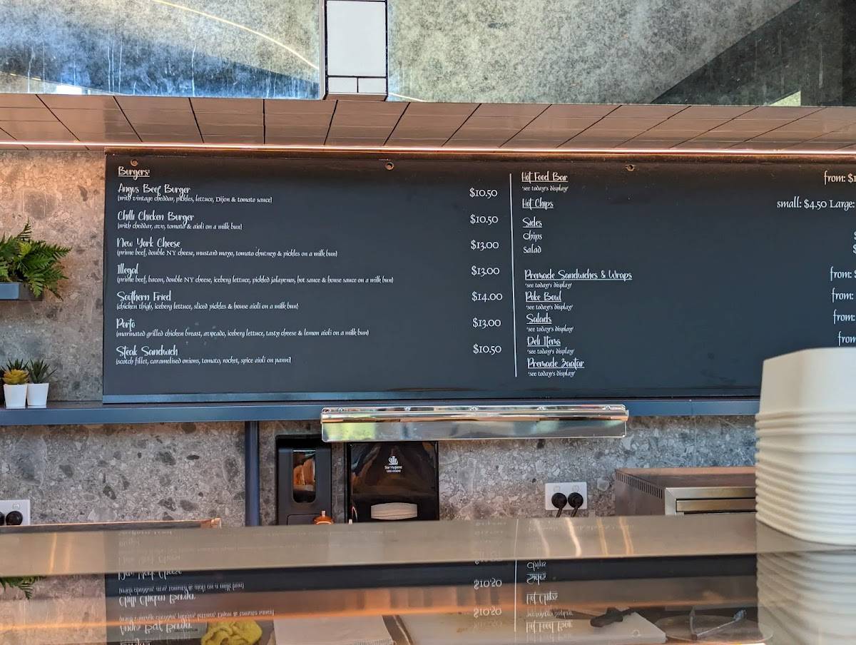Carta del café Gianni's Espresso, Macquarie Park