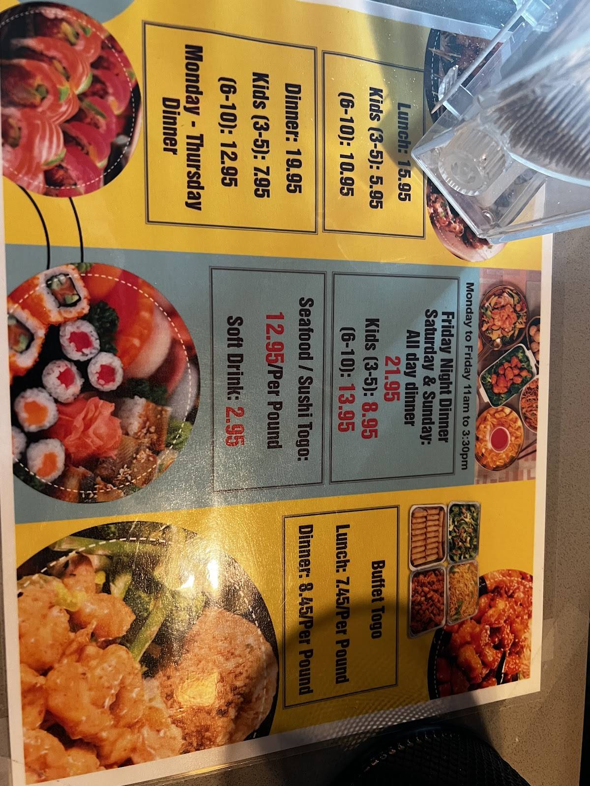 Menu at Golden Apple Buffet Restaurant, Kansas City