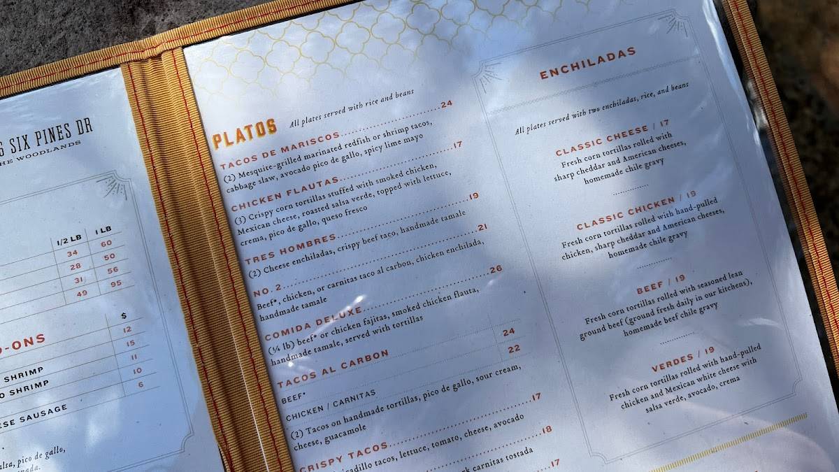 Menu at Goode Co. Kitchen & Cantina restaurant, Houston, Katy Fwy