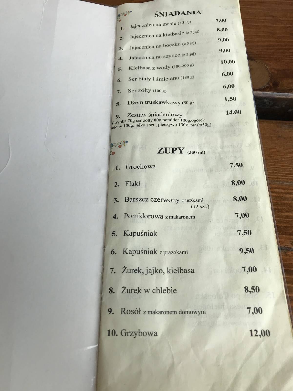 Menu at Górski Grill Bar 24 h, Kotlin, Poznańska 46c