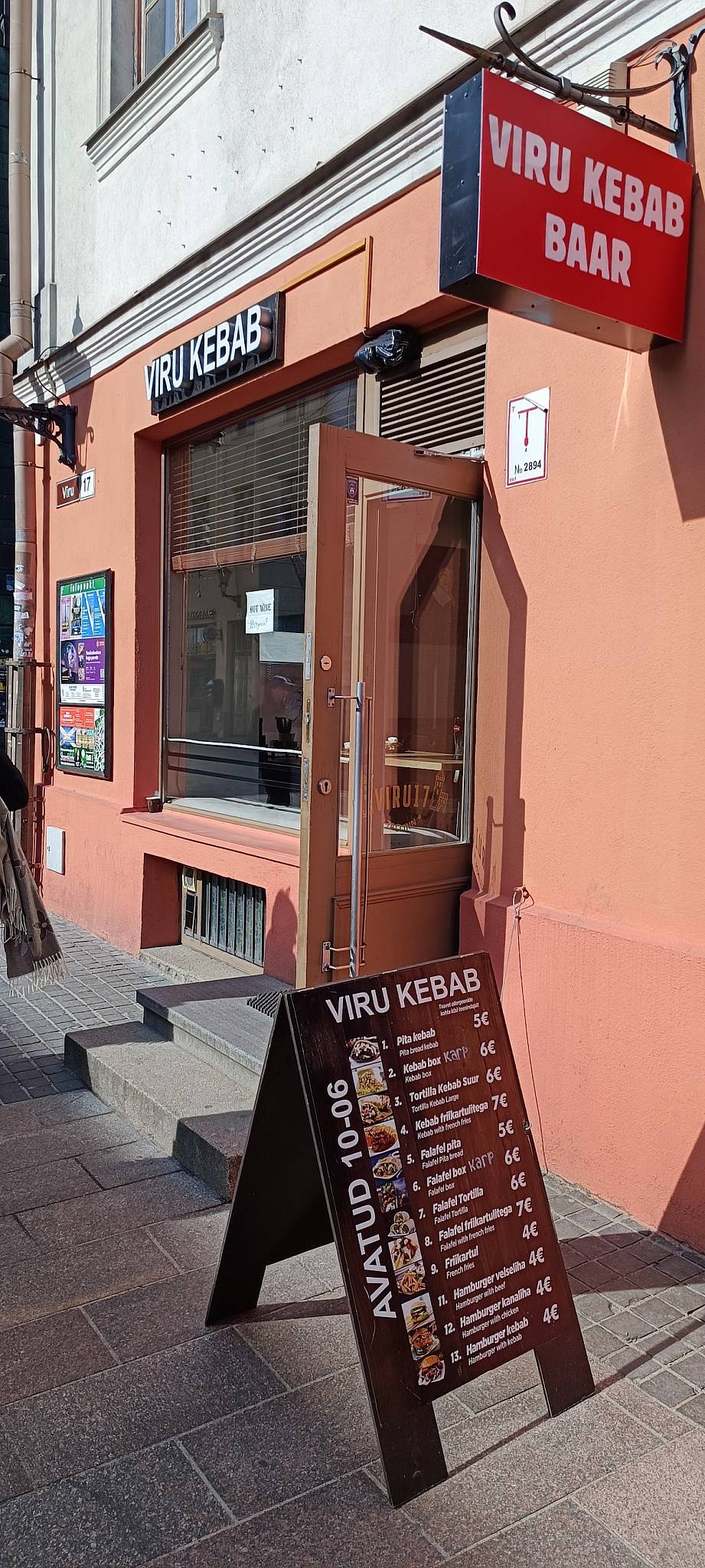 Menu at HAS KEBAB restaurant, Tartu, Võru tn 2
